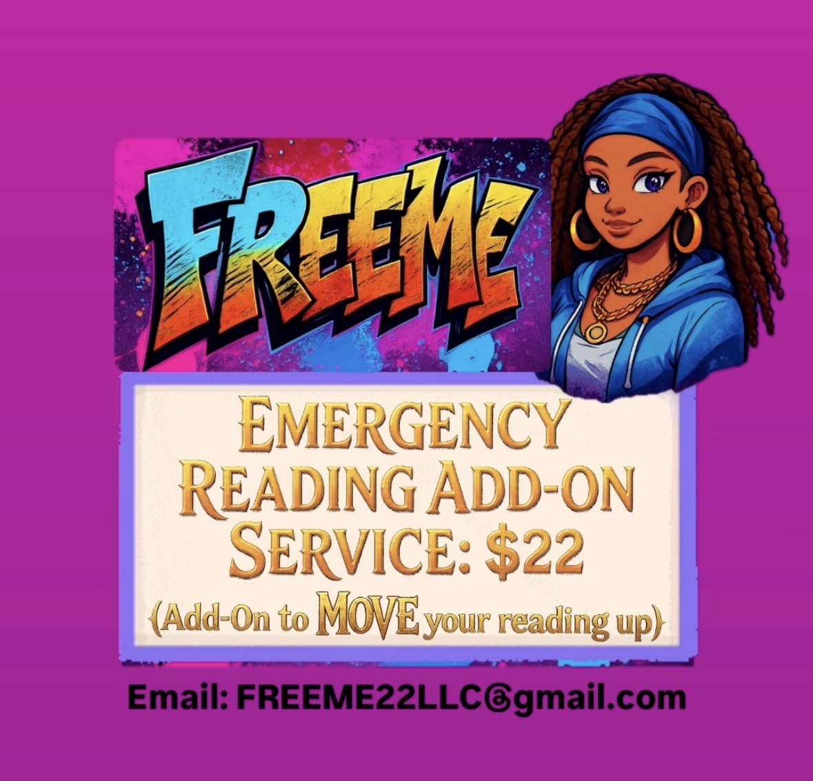 FREEME™ Emergency Reading Add-On - Priority Rush Tarot Service